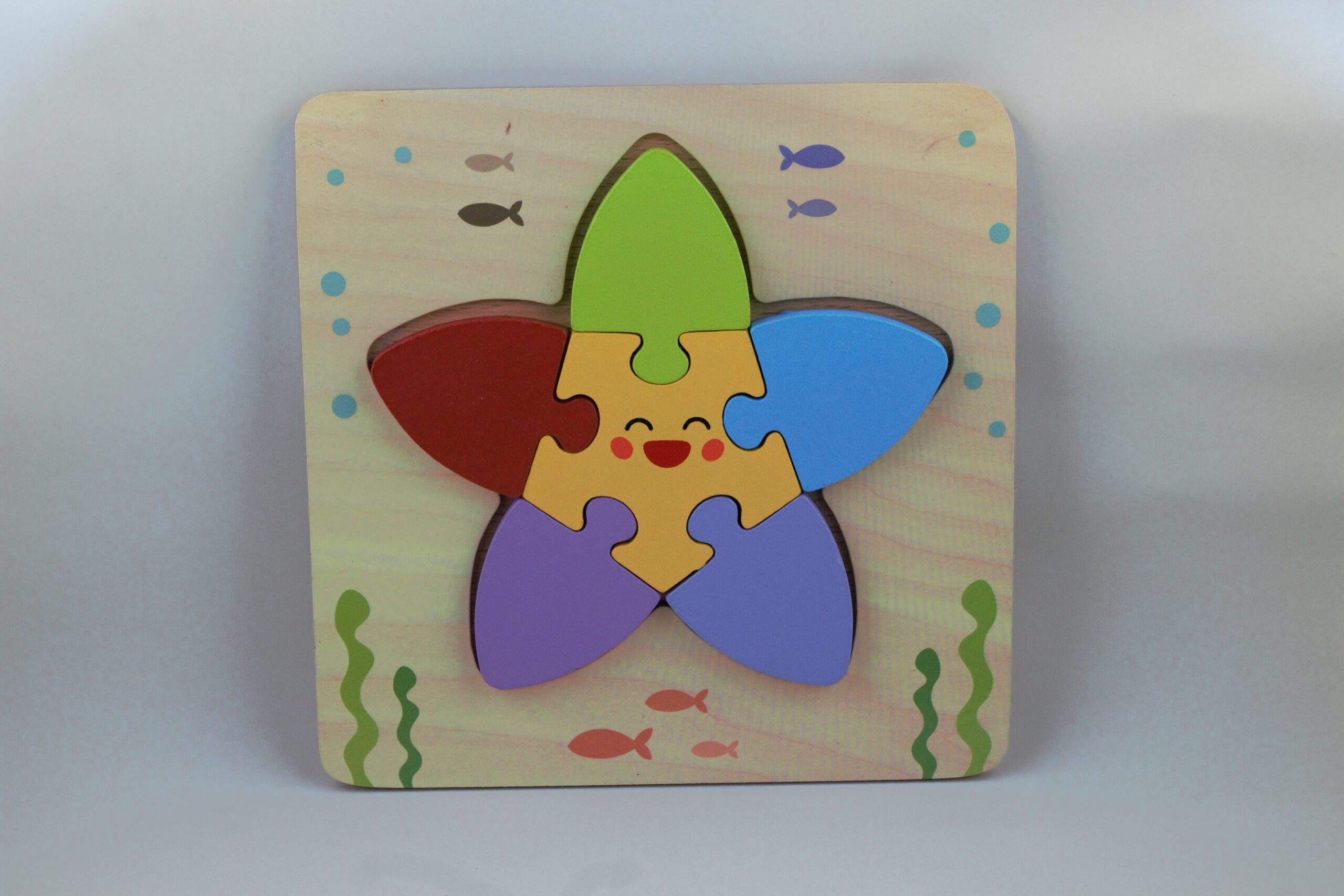 Wooden Star Puzzle - Plush Books